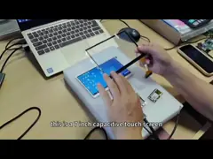 China 7-inch 10-Point Touch PCAP Touch Screen Overlay with Tempered Front Glass for sale