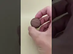 Wood Grain Plastic Round Smooth Cap for Cosmetic Bottles