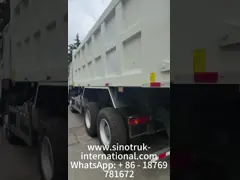 China HOWO 371HP 6×4 Left-Hand Drive Mid-Rise Dump Truck for sale