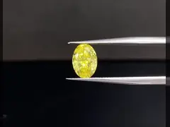 China LuxuryShine VVS-VS Fancy Yellow/Light Yellow/Fancy Intense/Vivid Yellow Lab Grown Diamond  1CT 2CT 3CT 4CT 5CT Oval Excellent Cut With Certificate & Customized jewelry for sale