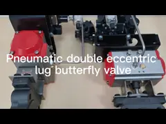 China Double Eccentric Pneumatic Wafer Butterfly Valve ANSI 150Lb 2inch RTFE Seat Carbon Steel for sale