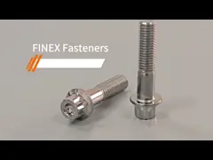 China Black Zinc Plated Hex Flange Bolt 8.8 Grade M8-M12 DIN 6921 for Engine Brackets for sale