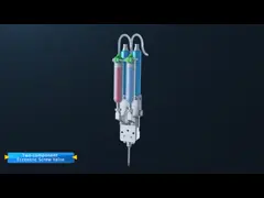 China Volumetric Auger Valve Continuous Flow Dual Component Eccentric Screw Valve for sale