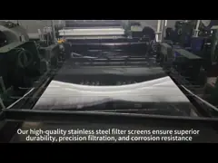 316L de acero inoxidable Filtro de alambre de malla para alimentos y medicamentos superficie de pasivación