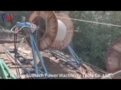 China 1250 - 2240mm Hydraulic Conductor Drum Stand For Construction Safety for sale