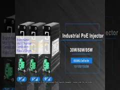 China Wholesale PoE Injector Adapter 95W 802.3bt 1000M Din Rail Gigabit Power Injector 48V DC Output for sale