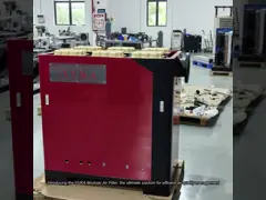 China Customizable Voltage Levels Modular Air Filter with Flange Interface and 0.009MPa Pressure Loss for sale