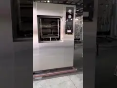 800L double lifting door horizontal vacuum autoclave with trolley
