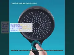 China Contemporary Design Single Handle Matte Black Handheld Hand Shower Head For Bathroom for sale