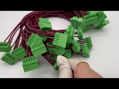 Cabos terminais de anel redondo com material de chapéu de PVC