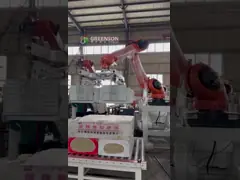 automatic stone wool machine rock basalt mineral wool production line