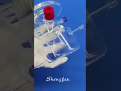 Cina Gli strumenti ottici hanno fuso la vetreria per laboratorio di scienza del laboratorio di GlasswareChemistry di chimica del silicio in vendita