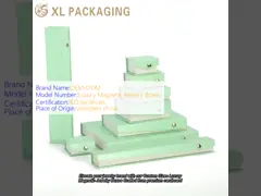 XL Packaging Custom Sizes Luxury Magnetic Jewelry Boxes Colors Inserts For Elegant Jewelry Display