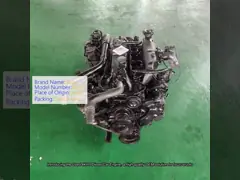 China Used 4KH1 Diesel Car Engine 4 Cylinder for Isuzu Truck Engine Assembly Car Parts for sale
