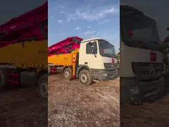 China 52m concrete pump truck with Mercedes Benz chassis for sale at a discount price, can operate normally for sale