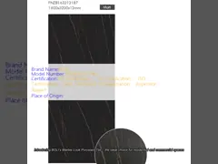 Residential And Commercial Marble Look Porcelain Tile with Less Than 0.1% Absorption Rate and High Slip Resistance