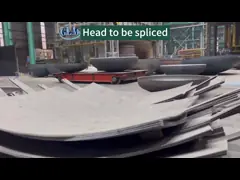 China 150MM Nickel Alloy Torispherical Dished Head Ellipsoidal Dish End Crown Radius ODM for sale