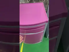 China ABS Plastic Hospital Medical Bedside Cabinet Furniture With Dining Board ODM for sale