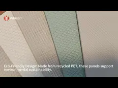 Noise-Reducing PET Decorative Acoustic Panels For Exclusive Salons Wall
