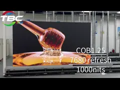 P1.53mm COB 작은 피치 LED 실내 LED 비디오 벽과 마이크로 레벨 거리의 LED 진주 사이의 높은 해상도와 고화질