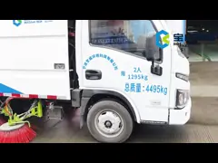 China 7.3ton Diesel Powered Street Sweeping Truck Road Cleaning Machine ZBJ5071TSLC for sale