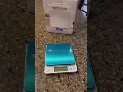 China Mini Digital LCD Display Pocket Jewelry Weighing Scale for Weight Measuring Product size 105*125*18mm power source Battery for sale