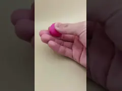 Rose Plastic Small Smooth Spherical Lid for Cosmetic Bottles