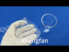 China No Cracking Quartz Fiber Crucibles Long Service Life Non Toxic Material for sale