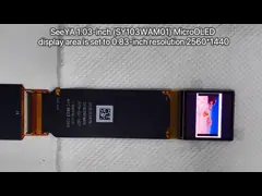 1920*1440 Micro OLED Modulo de 1.03 pulgadas Pequeña pantalla OLED con interfaz CVBS