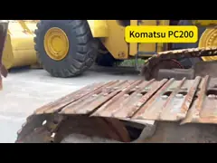 China Second Hand Komatsu Pc200 Machinery Hydraulic Backhoe Crawler 20tons Mini Used komatsu Excavators for sale