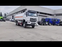 China Used Oil Container 30000 Liter Howo T5G Oil Tanker Truck 4 Axles Cab With Sleeper for sale