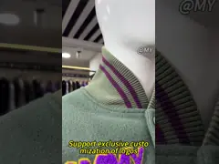 China Custom Winter Varsity Jacket Letterman Leather Sleeve Windproof Bomber Jacket Chenille Embroidery Streetwear Varsity Jacket for sale