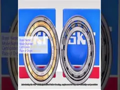 SKF 6203  100Cr6 / GCr15 Rings Material Cylindrical Roller Bearing  P4 For Radial Clearance