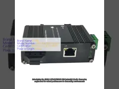Mini Industrial 10/100/1000Base-T to 1000Base-X Media Converter