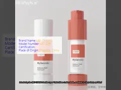 15ml 30ml 50ml Double-Layer Twist Airless Lotion Bottle with Acrylic Collar Design
