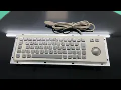 China Best price  Multiple languages IP65 Stainless Steel Keyboard with Trackball Ourdoor using  English/French/German/Italian/Turkish/Spanish/Portuguese/Korean/Arabic/Persian/Polish etc. for sale
