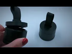 China Cosmetic packaging 4g hairline powder cream hair seam repair and concealing shadow filling powder with cloud brush for sale