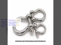 China European Type Bow Shackle for sale