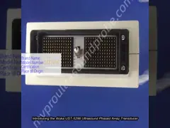 Aloka UST-5299 Ultrasound Phased Array Transducer Aloka SSD3500 SSD4000 Prosound Alpha 6 F31 Connector of Scanner
