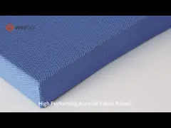 High-Density Fiber Acoustic Panel Eco-Friendly Dust Free For Schools Studios