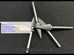 Metal Grinding Polishing High Speed Carving Tungsten Carbide Burrs