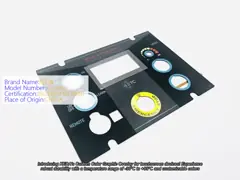 Aanpasbare kleurgrafische overlay voor touchscreenapparaten Robuust en esthetisch aangenaam