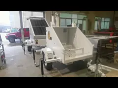 China Flexible Mobiles Olar Trailer LED Lights For Night Illumination Security Solution for sale