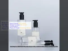 Collar Material PET Plastic 200ml 250ml 300ml Shampoo Bottle for Skin Care Packaging