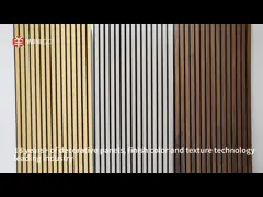 Stylish Wood Slat Acoustic Panels for Noise Reduction and Visual Harmony