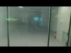 柔らかい折りたたみやすい薄型LED透明フィルムスクリーン 室内広告壁スクリーン