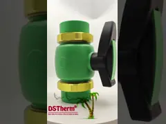 PPR Union Ball Valve Full Bore Ppr Double Union Ball Valve 20-63MM Exposed Installation