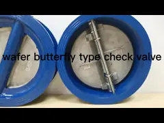 SONGO Ductile Iron Wafer Check Valve 8 Inch Dual Plate SS304 Disc Butterfly Type Wafer Check Valve