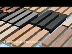 Black Acoustic Wood Slat Panels for Stylish Sound Control in Any Environment