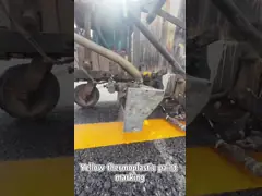 Yellow thermoplastic paint